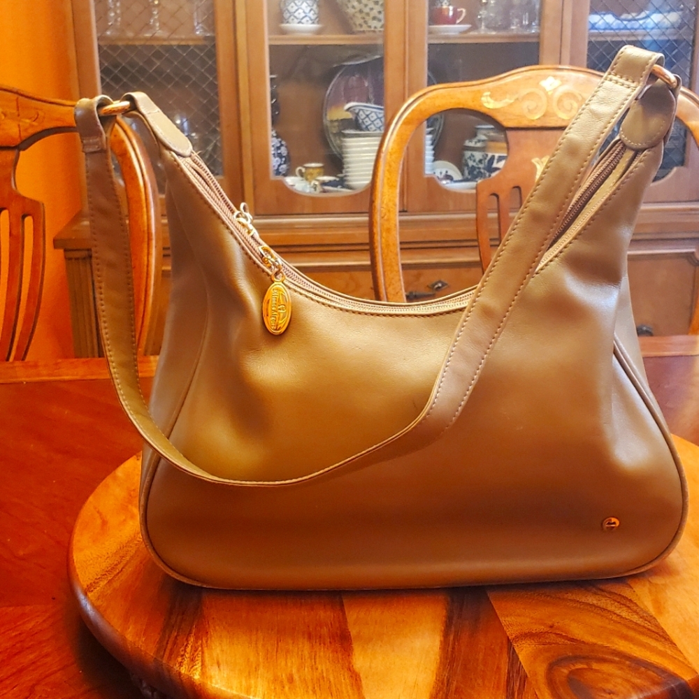 Etienne Aigner Tan Shoulder Bag - Gem